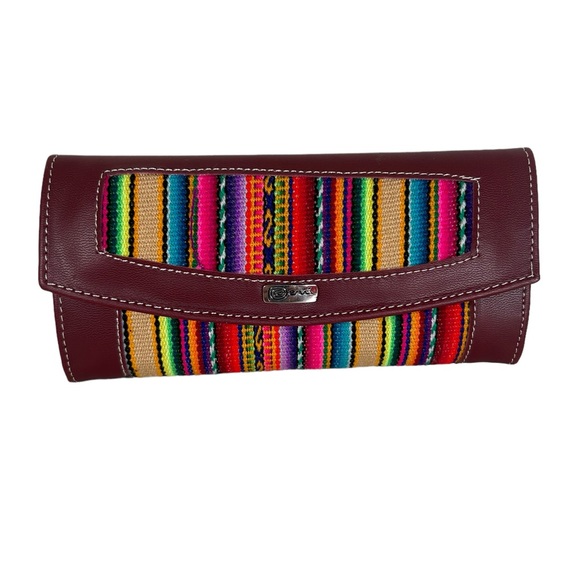 Handmade | Bags | Clutch Purse Made From Peruvian Manta And Faux ...